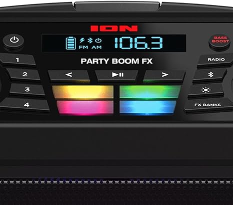 Ion Audio iPA101A Party Boom FX High-Power Bluetooth-Enabled ...