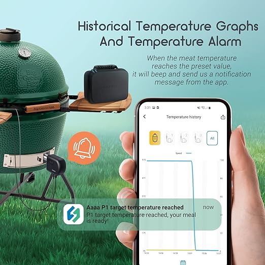 Wi-Fi and Bluetooth BBQ Smoker Temperature Controller with Automatic ...